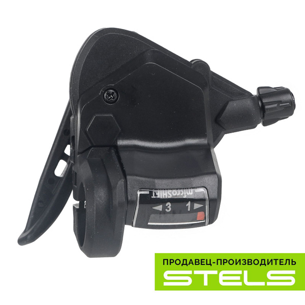 Шифтер/манетка левый Microshift TS38-3L 3-х скоростной с тросом 1800 мм ...