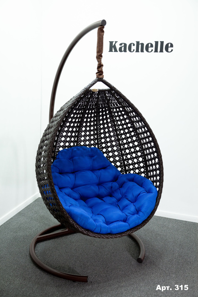 Качели-гнездох107х207 см, Kachelle Подвесное кресло белый ротанг (Элит ...