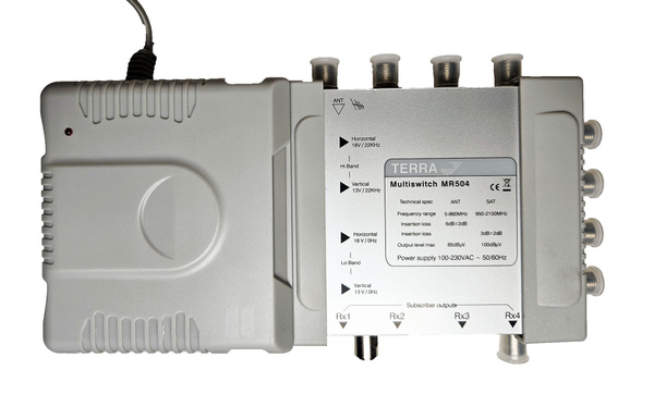 Мультисвитч TERRA MR504 (SE), 5 входов -4 выходов, (Special Edition ...