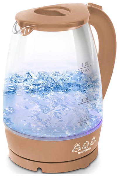 Купить электрический чайник Мастерица ЕК-1801G 1.8 л, капучино, Пластик ...