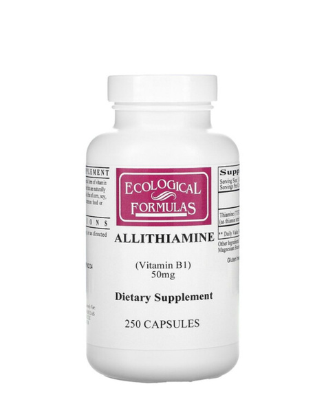 Витамин B1 Allithiamine 250 капсул купить на OZON по низкой цене ...