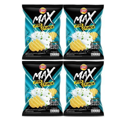 Чипсы Lay's Max Extra Crunch Sour cream & onion. Лэйс Экстра кранч ...