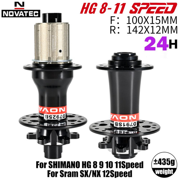 NOVATEC D791SB D792SB Велосипедный втулка с подшипником QR Thru BOOST ...