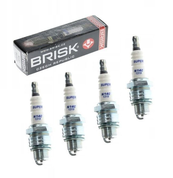 Комплект свечей зажигания BRISK N14C_4 - купить по выгодным ценам в ...
