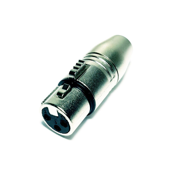 XLR 3 pin female (гнездо) - Jack 3,5 Stereo female (гнездо) - 1 штука ...