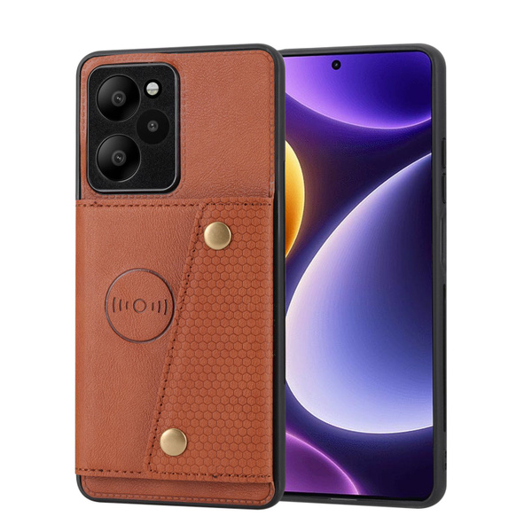 Чехол для телефона Xiaomi Poco X5 Pro с карманом для карт и магнитный ...