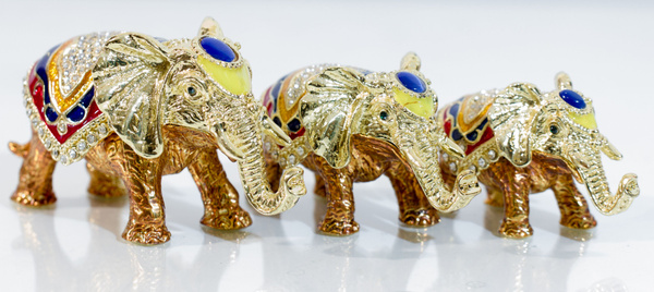 Статуэтка Шкатулка Животные арт Faber_Animal_Elephants_A - купить по низким ценам в интернет ...