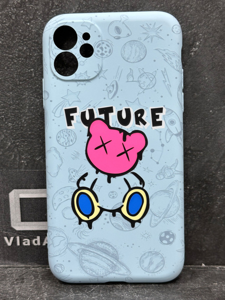 Светящийся чехол-накладка для Iphone 11, Айфон 11 LUXO/KAWS с ...
