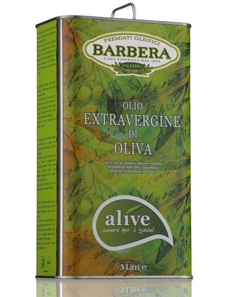 Масло оливковое Extra Virgin Barbera Alive - купить с доставкой по ...