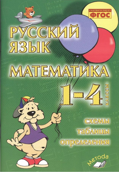 Голубь. Русский язык. Математика. 1-4 классы. Схемы, таблицы ...
