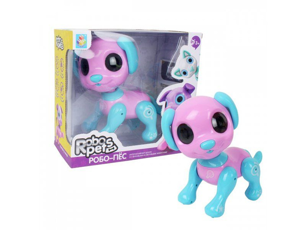 Игрушка интерактивная 1TOY RoboPets Робо-пёс розовый - купить с ...