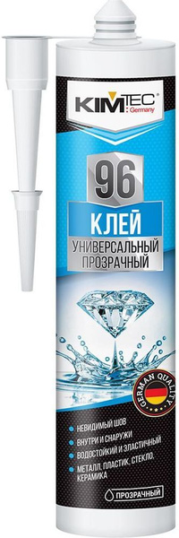 Монтажный клей KIM TEC 96 универсальный кристально-прозрачный 280 мл купить на OZON по низкой ...