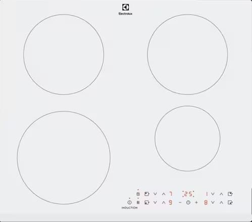 Встраиваемая индукционная панель Electrolux LIR60430BW, независимая, 4 ...