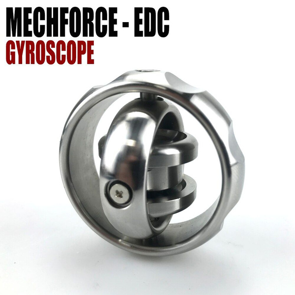 Upgraded Mechforce EDC Metal Gyroscope V2 Fingertip Gyro Hand Spinner ...