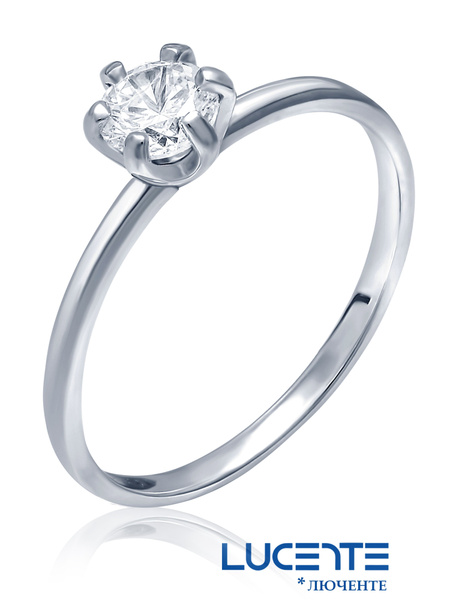 Lucente Кольцо Серебро родированное 925 пробы купить на OZON по низкой цене (199165914)