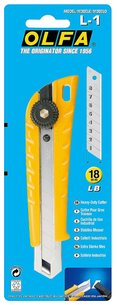 OLFA 18 мм, с выдвижным лезвием, нож (OL-L-1) - купить по доступной цене в интернет-магазине ...