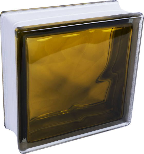 Стеклоблок Богема Волна цвет ярко-бронзовый - купить с доставкой по ...