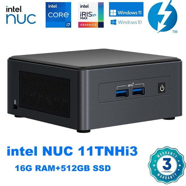 Характеристики Intel NUC Тигр (11TNHi3) Мини-ПК/микрокомпьютер Core i3-1115G4 до 4.1G 2x HDMI 2 ...