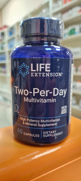 Life Extension Two Per Day Multivitamin 60 caps, Мультивитамины для ...