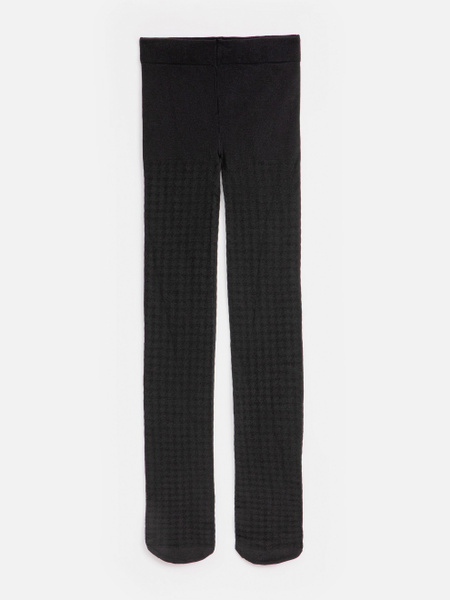 Колготки Девочки Acoola, размер 122, 128 черный каменный Трикотаж Китай На любой сезон Гусиная ...