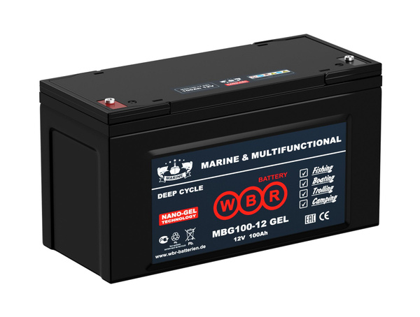 Тяговый аккумулятор для электромотора WBR MARINE MBG100-12 (GEL ...