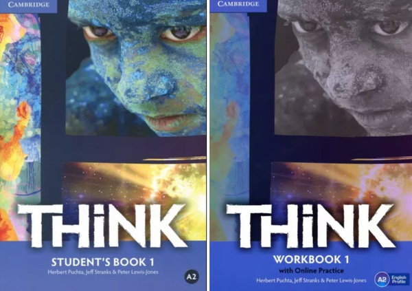 Think 1 level A2 Student's Book + Workbook / Herbert Puchta / Cambridge / Изучение английского ...