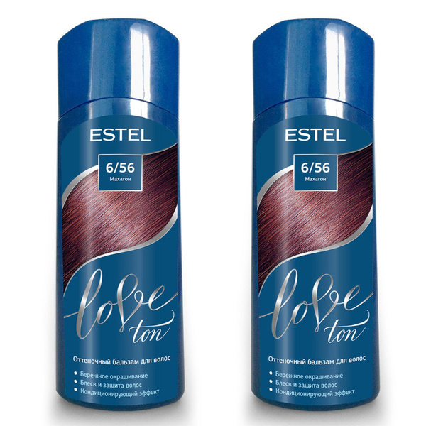 ESTEL LOVE TON Оттеночный бальзам 6/56 махагон (2 шт в наборе) - купить с доставкой по выгодным ...