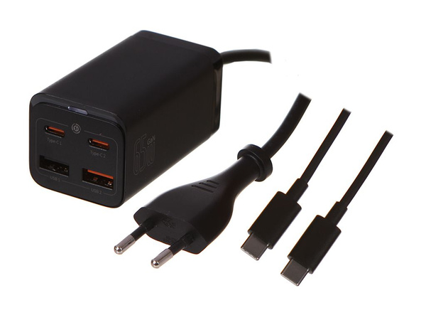 Сетевое зарядное устройство Baseus CCGP040101, 65 Вт - купить по выгодной цене в интернет ...
