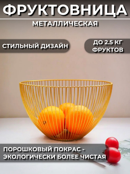 Фруктовница Homeland "Лофт", диаметр 25 см, 1 шт - купить с доставкой ...