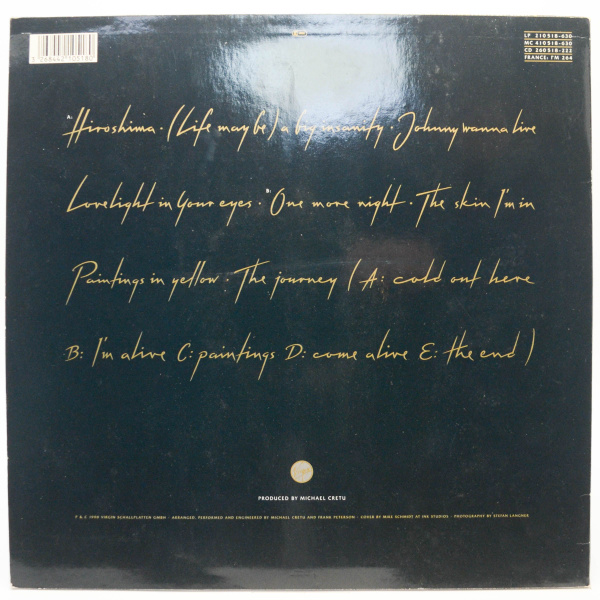 Виниловая пластинка Sandra Paintings In Yellow, 1990 - купить с ...