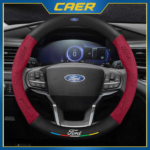 Форд (Ford) Автомобильный карбоновый спортивный синий чехол на руль ...