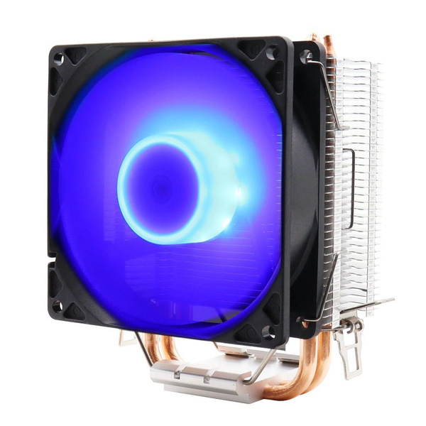 Кулер для процессора Wovibo Intel/AMD, 120 Вт, 120 мм, RGB BLUE ...
