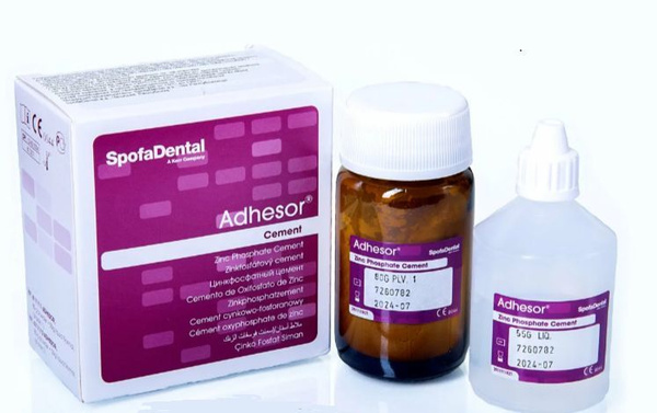 Адгезор Оригинал (80г+55мл), Spofa-Dental Цинк-фосфатный цемент для ...