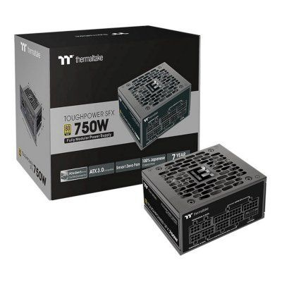 Thermaltake Блок питания компьютера SFX-BLACK, 750 Вт (SFX-750 ...