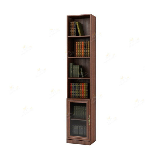 Шкаф книжный Mebelland24 Книжный шкаф Карлос - 21, 40x28.5x203 см ...