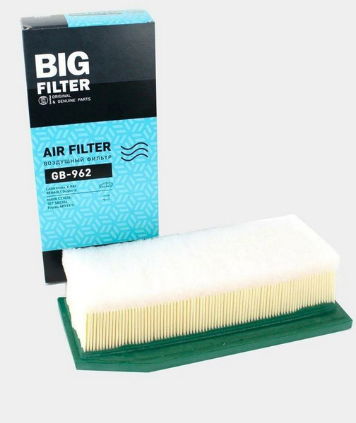 Фильтр воздушный BIG FILTER GB-962 - купить по выгодным ценам в интернет-магазине OZON (291759836)