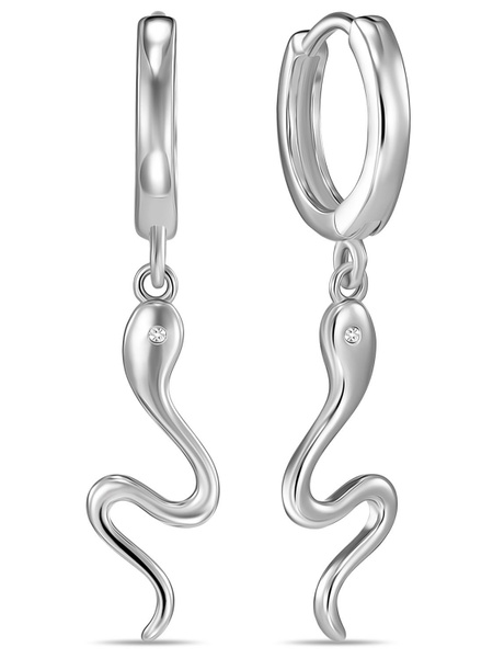 MIUZ Diamonds (Московский ювелирный завод) Серьги ювелирные Серебро 925 ...