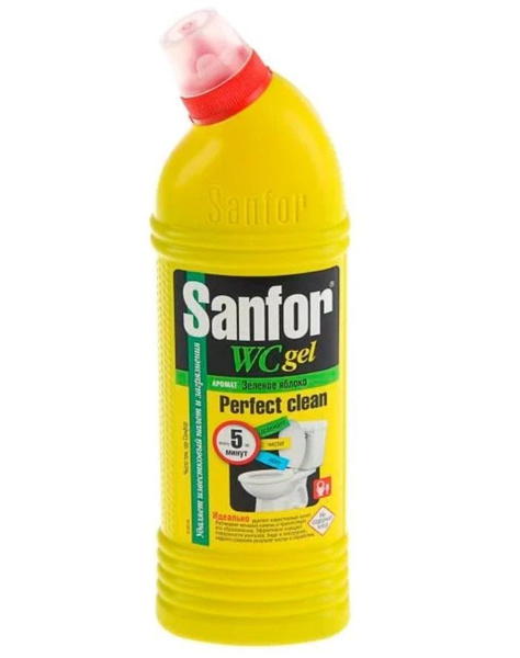 Средство чистящее для унитаза SANFOR WC гель - купить с доставкой по ...