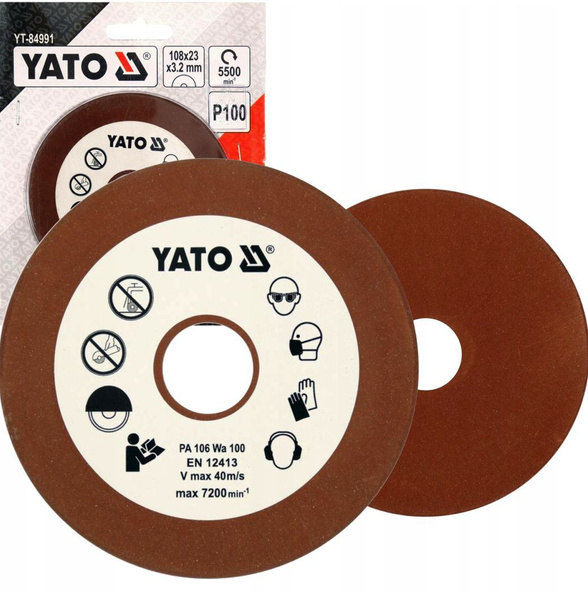 Диск шлифовальный Yato 108x3.2 - купить по низким ценам в интернет ...