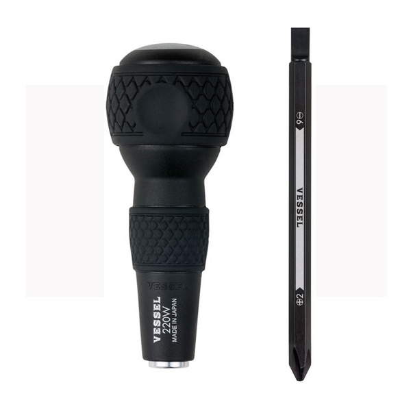 Japan VESSEL Набор отверток с сцепление мячом и сменными битами,2 штук ...