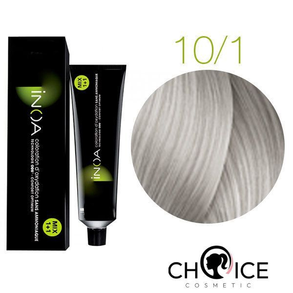 INOA 10.1 ODS2 краска для волос,очень очень светлый блондин пепельный ...