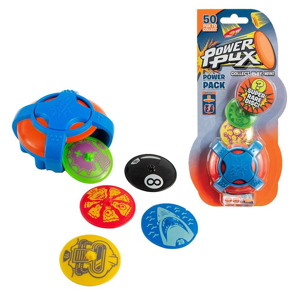 Прыгающие фишки-флипы (5 шт) с лончером Power Pux 83105 - купить с ...