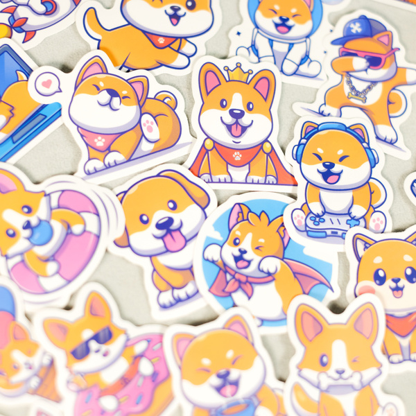 Набор стикеров собачка - 50 шт. - купить с доставкой по выгодным ценам ...