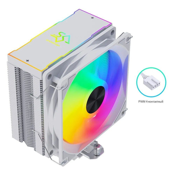 Кулер для процессора SNOWMAN MT5-V3 ARGB LGA1700/1200/115X/AM4/AM5 (TDP ...