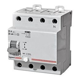 602146 УЗО Legrand, 25A, 30mA, 4-полюсный, тип АС - купить с доставкой ...