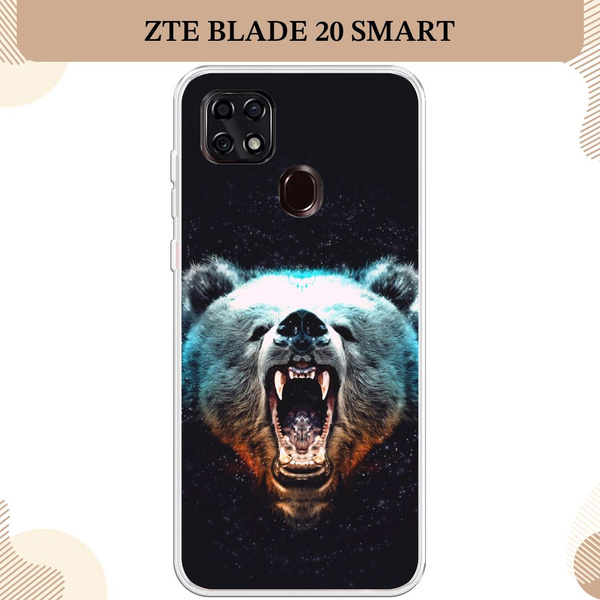 Силиконовый чехол на ZTE Blade 20 Smart / ЗТЕ Блэйд 20 Smart, матовый ...