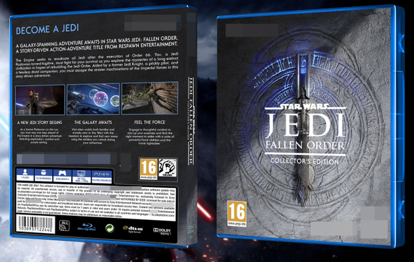 Edi Fallen Order Эксклюзивная обложка для кейса Ps4 купить с доставкой по выгодным ценам в 