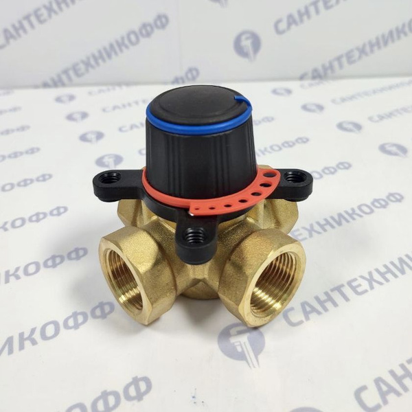 Четырехходовой смесительный клапан 3/4" с возможностью установки ...