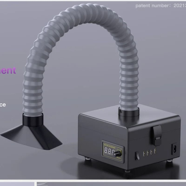 ZJ-802S настольный вытяжной экстрактор, настольная пайка, система очистки дыма и пыли для ...