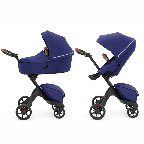 Коляска 2в1 Stokke XPLORY X Black/Royal blue 571403/572103 - купить с доставкой по выгодным ...